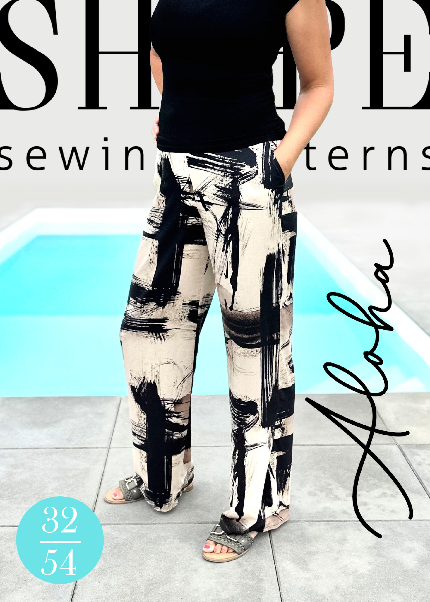 Návod na šití kalhoty ALOHA - SHAPE-patterns.cz