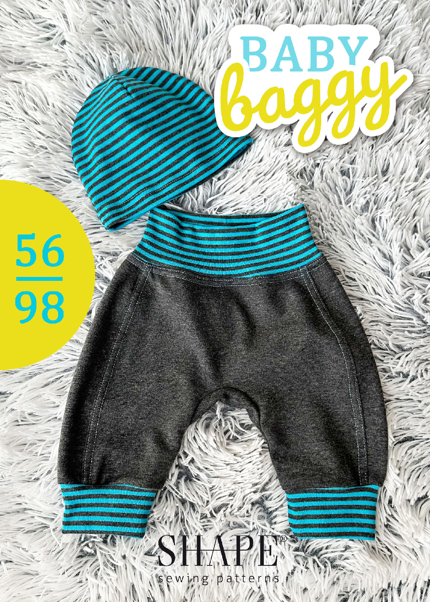 Návod na šití BABY BAGGY tepláčky - SHAPE-patterns.cz